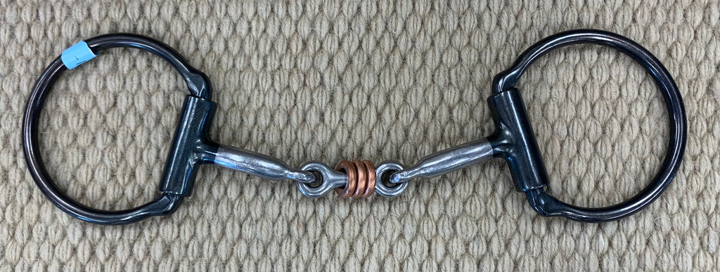 BIT - DT142 - Dutton D-Ring Dogbone w/ Copper Rings – RC Bean Saddlery