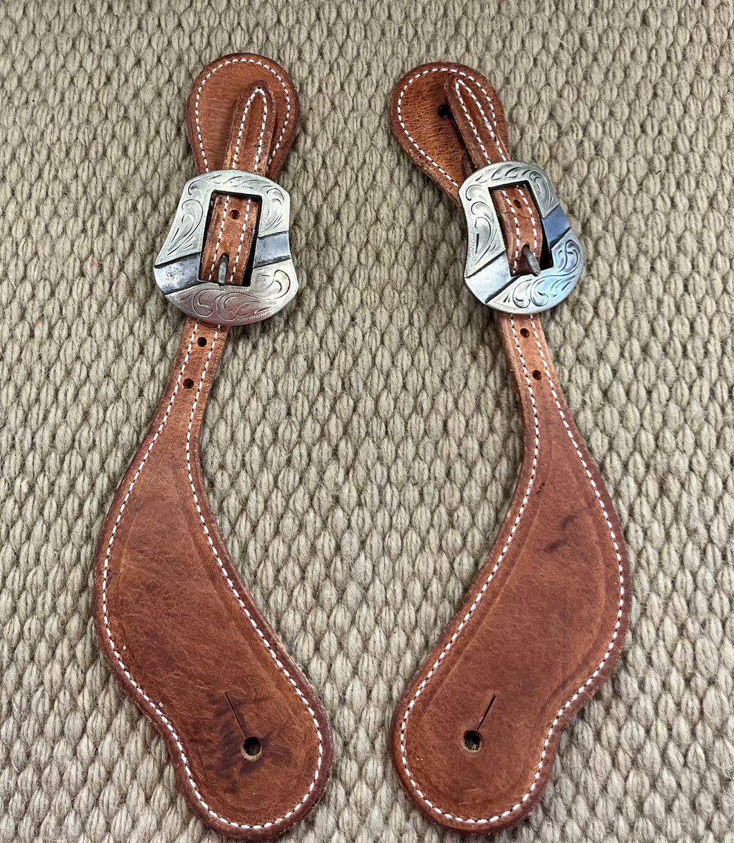 Spur Straps - SPS120 - Martin Cowboy Natural Harness w/ Salinas Buckle ...