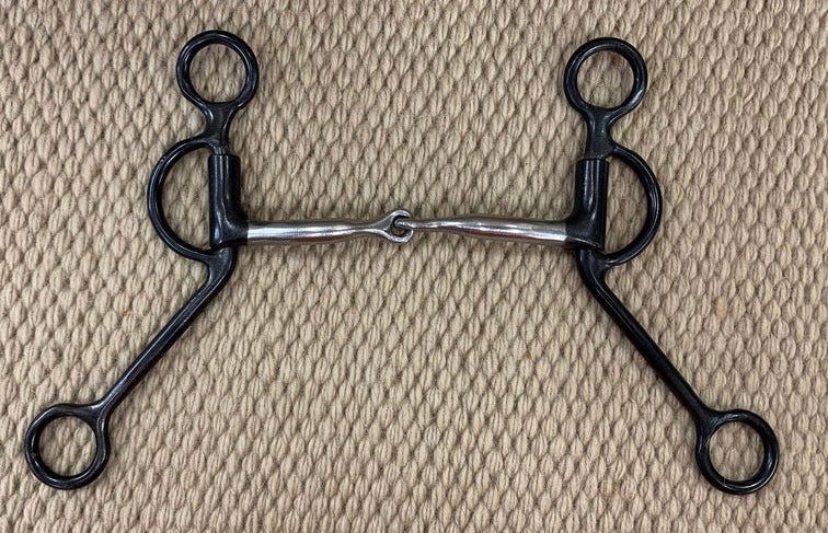 BIT - DT128 - Dutton Long Loomis Snaffle 5 1/2” – RC Bean Saddlery