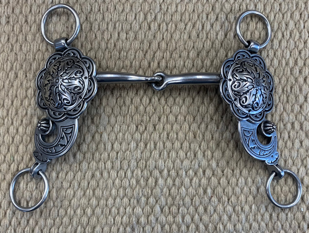 BIT - JW05 - Jeremiah Watt Shanked Snaffle – RC Bean Saddlery