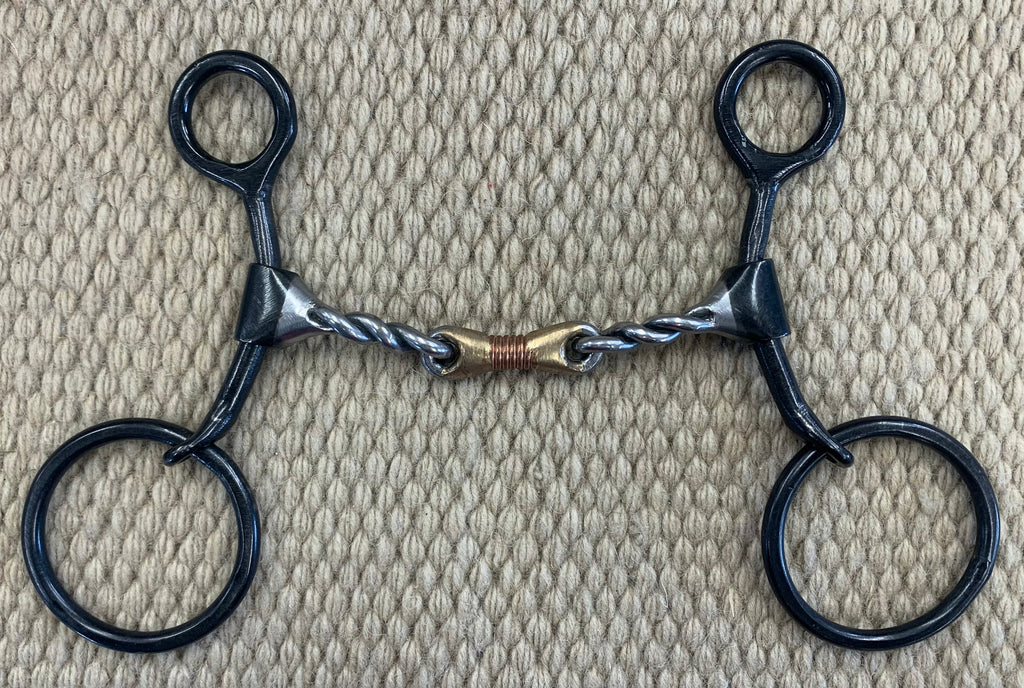 BIT - DT34 - Dutton Old Cowboy Twisted Wire & Dogbone – RC Bean Saddlery