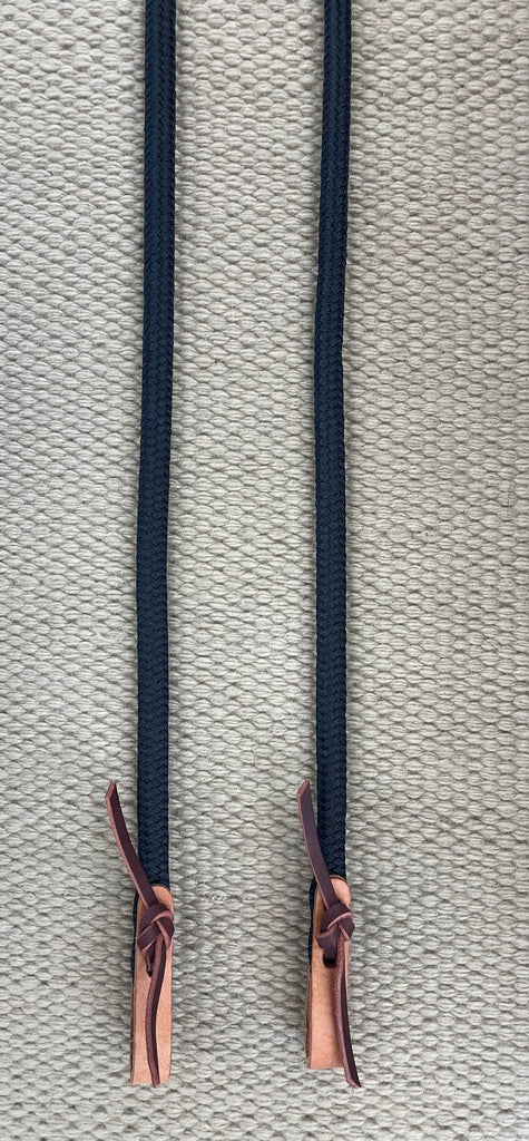 Closed Reins - CR43 - 1/2" Black Poly Yacht w/ Harness Connectors 10 ...