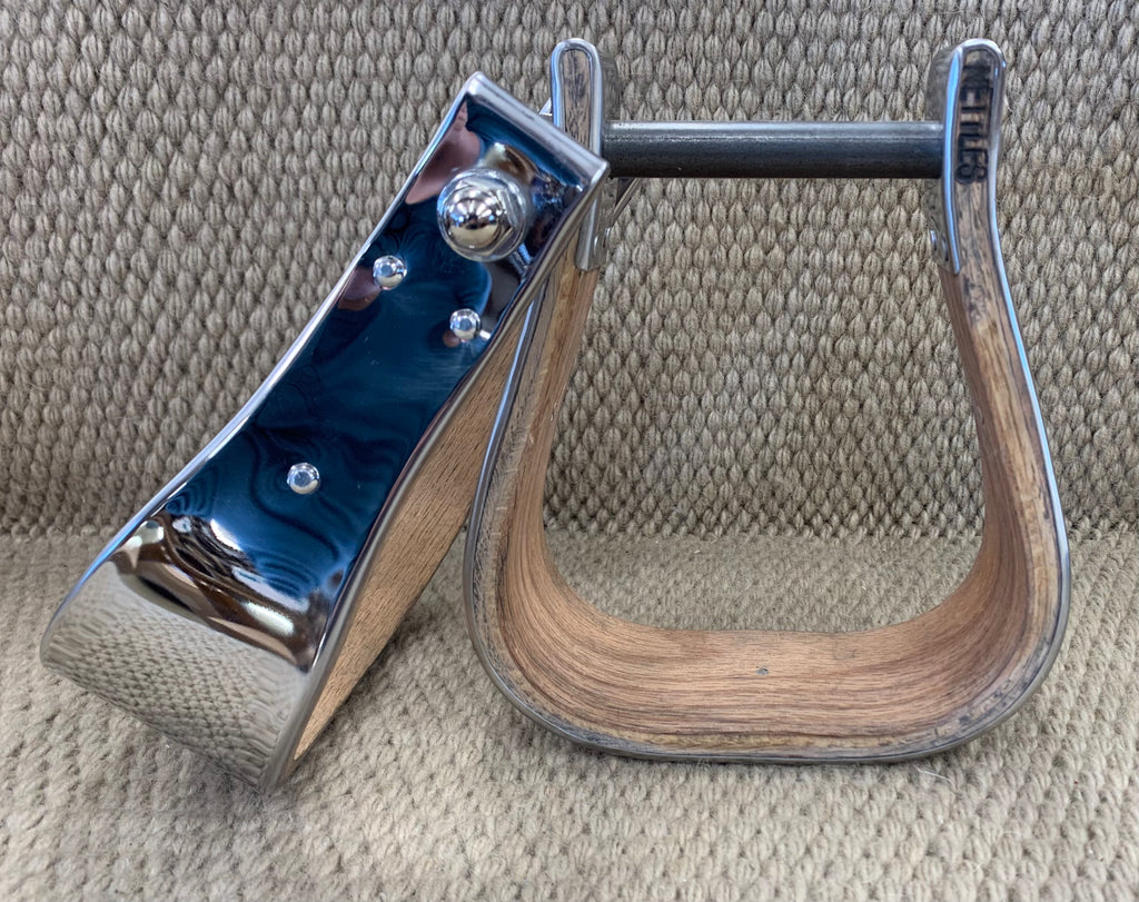 Stirrups - STP15 - Trina Weber 2 1/2" Monel Bell – RC Bean Saddlery
