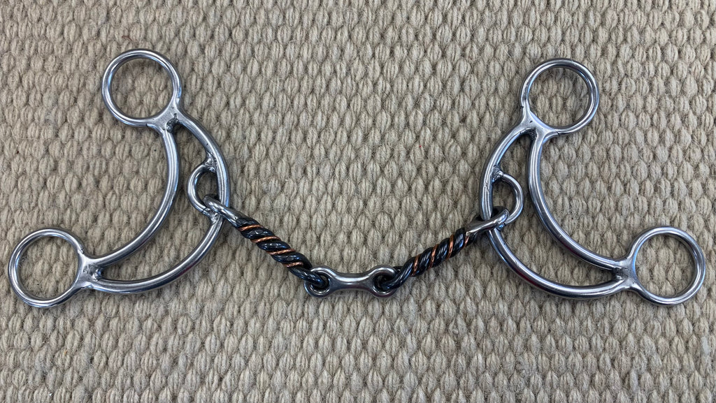 BIT - RM57 - Reinsman Stoney Crescent Moon Twisted Dogbone Gag – RC ...