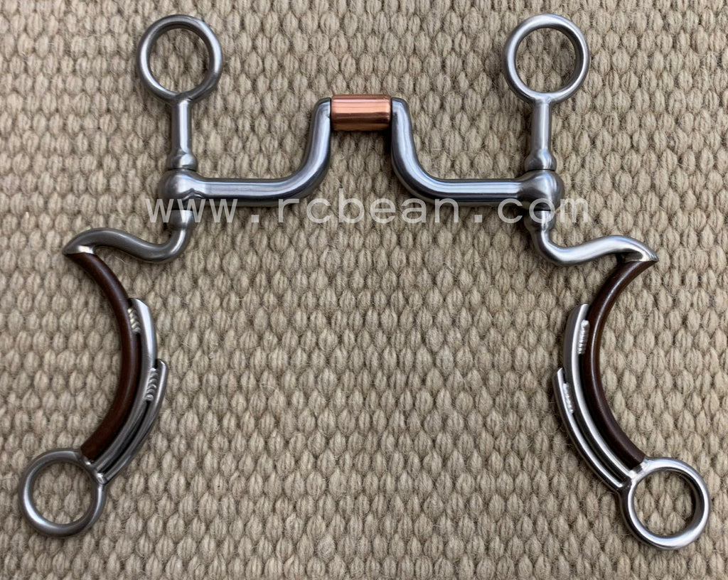 BIT - TB25 - Tom Balding Predator Hinge Port Brown – RC Bean Saddlery