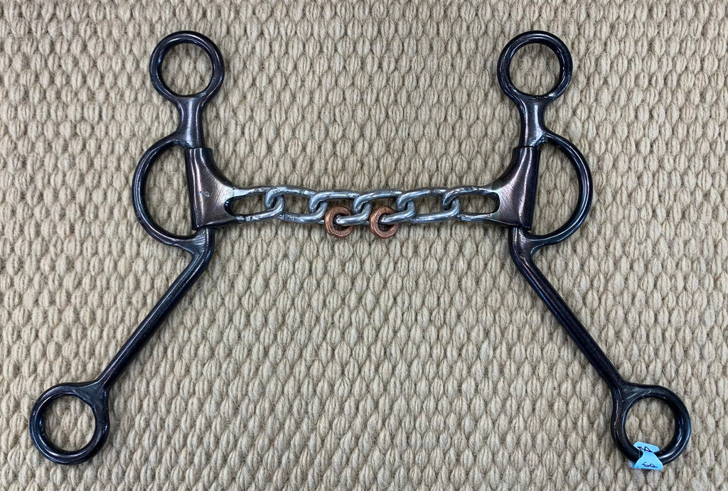 BIT - DT158 - Dutton Long Loomis Chain w/ Copper Rings – RC Bean Saddlery